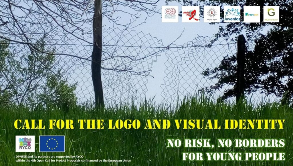 Call for the logo and visual identity of the "No risk, no borders for ...